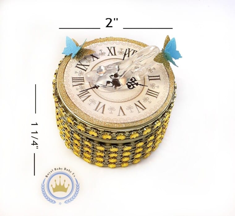 Cinderella gift boxes clock Set 6 - Party By Imagination